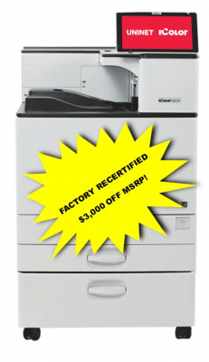 FACTORY RECERTIFIED IColor 800W White Toner Transfer Printer, Pro Model ...
