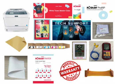 IColor 650 White Toner Transfer Printer Worldwide (WEB PREMIUM BUNDLE)